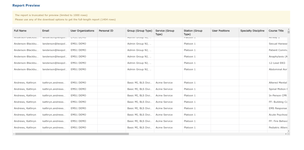 External Training Tool for EMS Agencies | EMS1 Academy